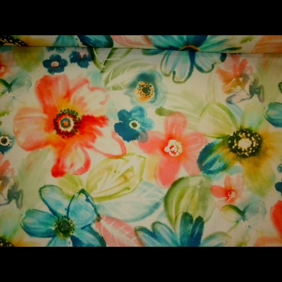 Hamilton | Office | Hamilton Nadia Color Watercolor Floral Fabric ...